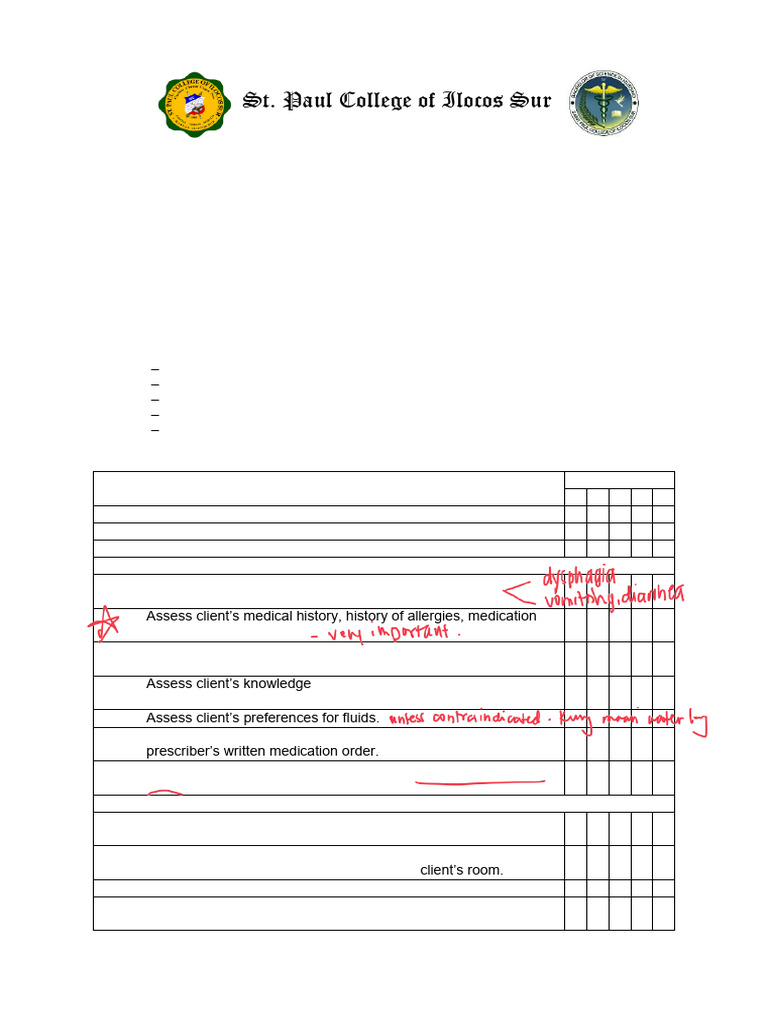 Oral Medication Administration Checklist | PDF | Tablet (Pharmacy ...