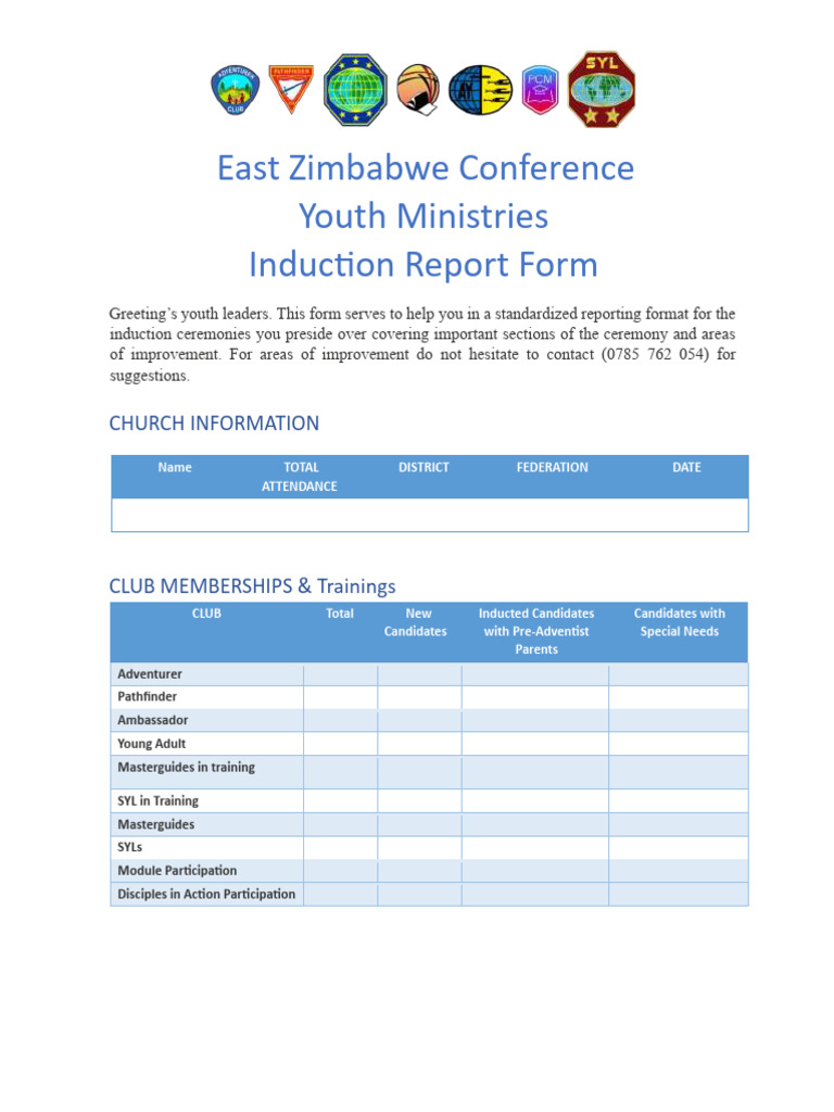 Induction Report 2025 | PDF