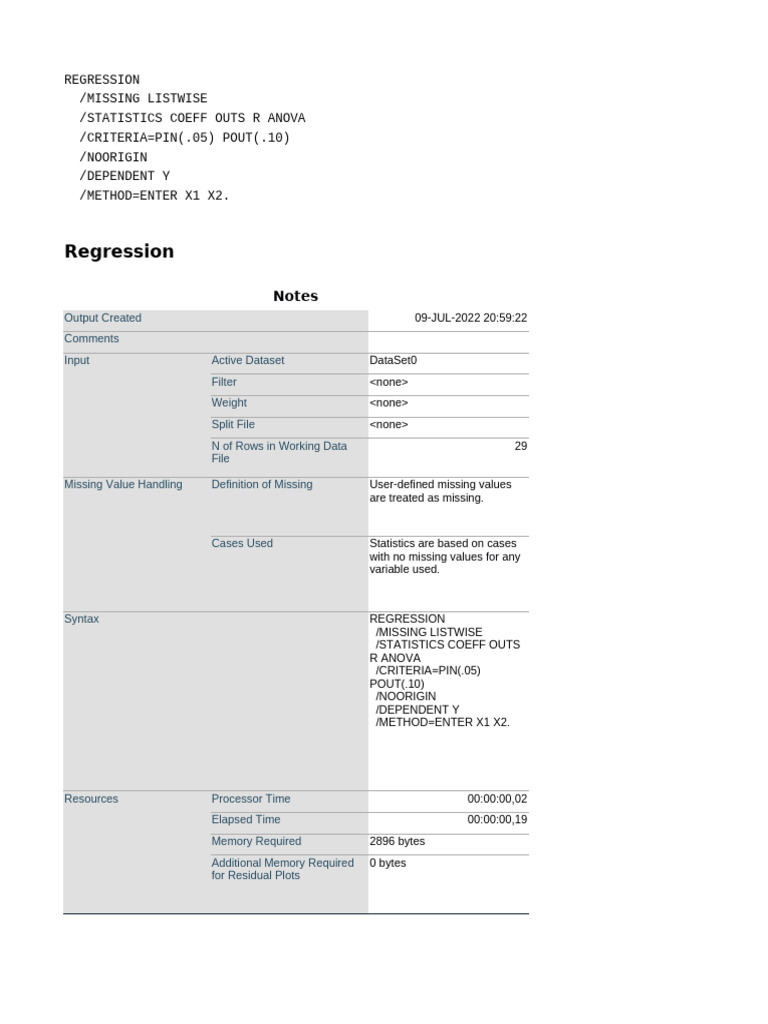 Uji Regresi Ganda X1 Dan X2 Terhadap Y | PDF | Errors And Residuals | Dependent And Independent ...
