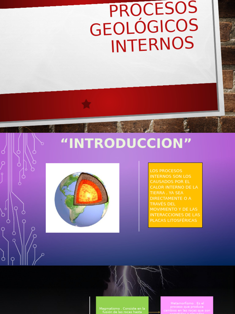 PROCESOS GEOLÓGICOS INTERNOS | PDF