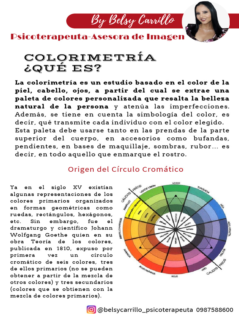 Guía de Colorimetría | PDF | Color | Rubio