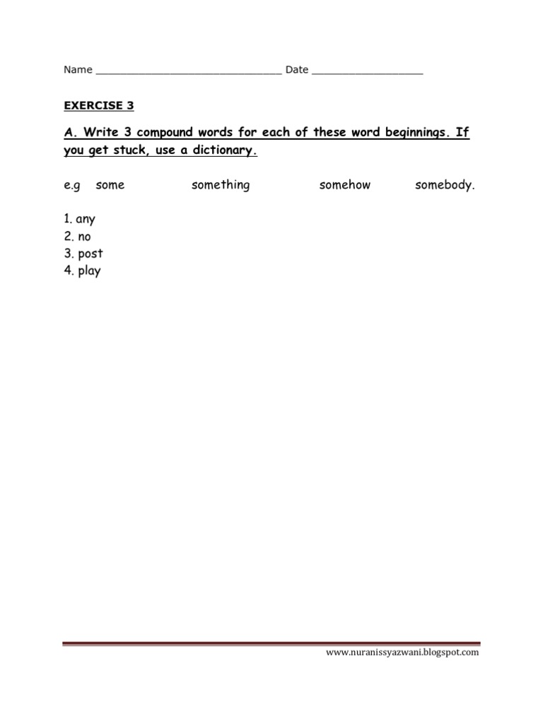 Exercise 3 | PDF | Language Arts & Discipline