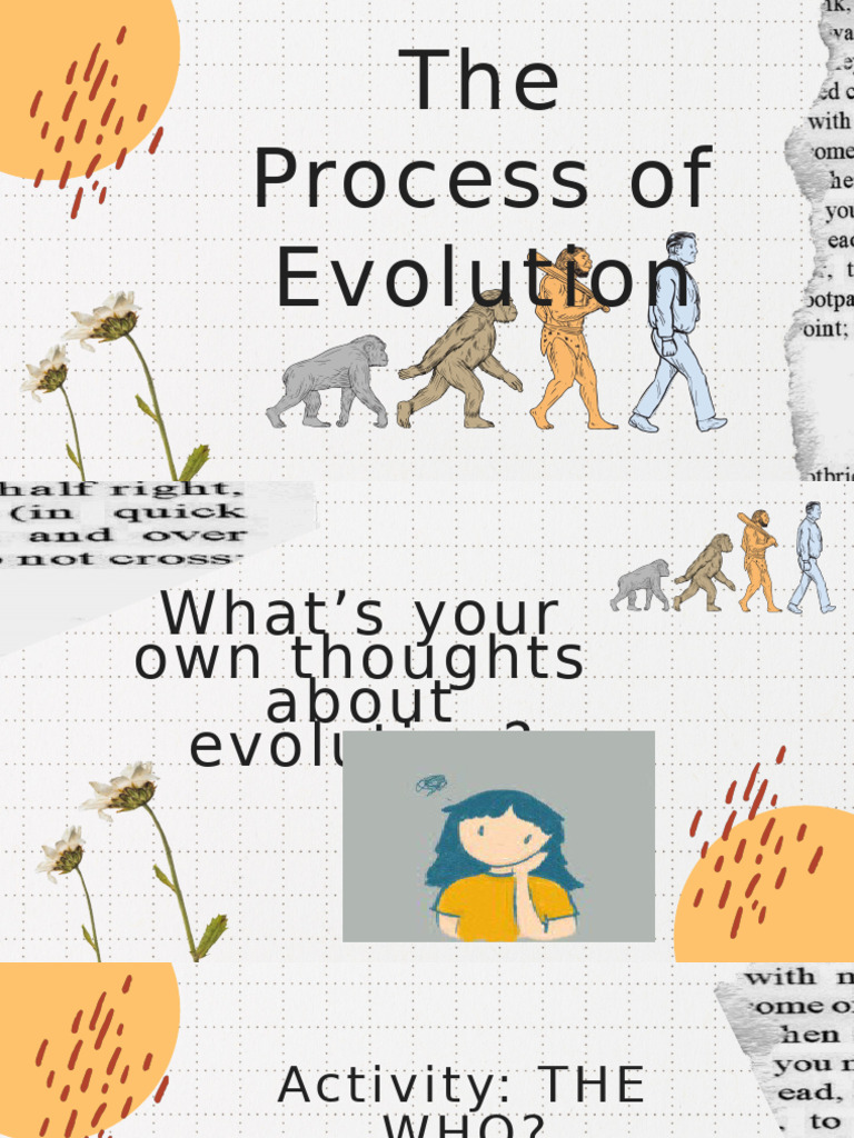 Process of Evolution Part 1 | PDF | Evolution | Natural Selection