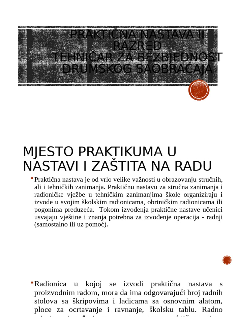 Praktična Nastava II Razred | PDF