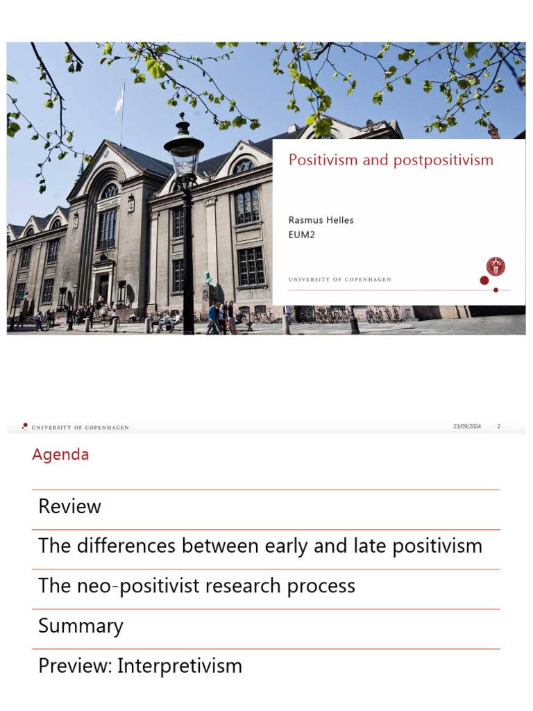 3_2_Positivism and postpositivism | PDF | Positivism | Hypothesis