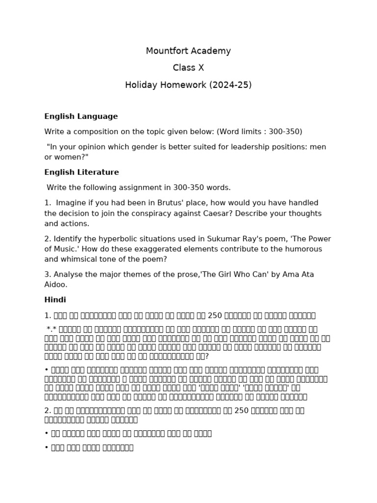 Class 10 Holiday Homework | PDF | Mitosis | Elasticity (Economics)