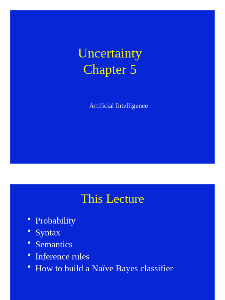Ch13 Uncertainty Pdf Inference Type I And Type Ii Errors