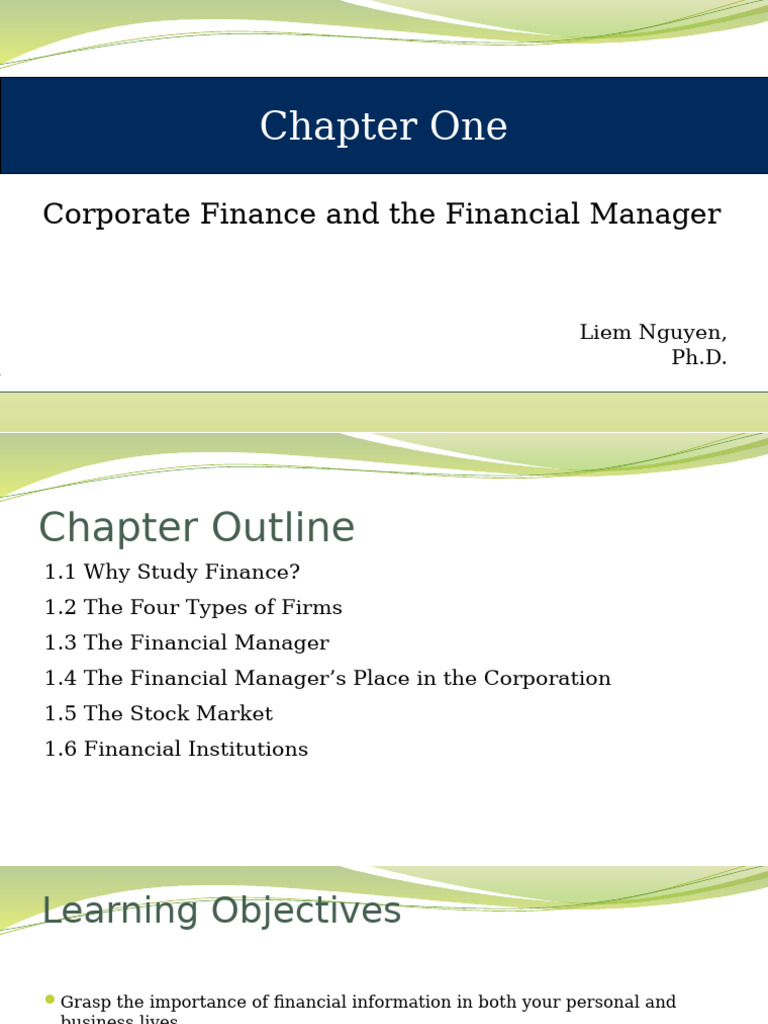 Chapter 1 | PDF | S Corporation | Dividend