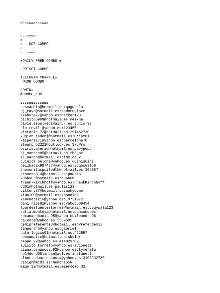 3k Spain Mail.pass by @Kor_combo | PDF