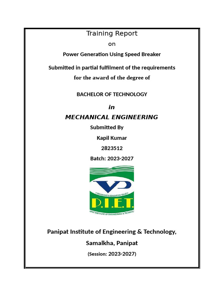 final kapil report ind. training | PDF | Arduino | Internet Of Things
