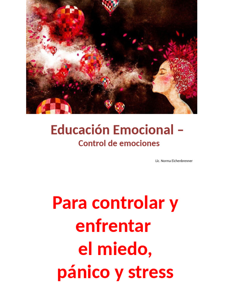 Controla tus emociones: 4 ejercicios clave | PDF