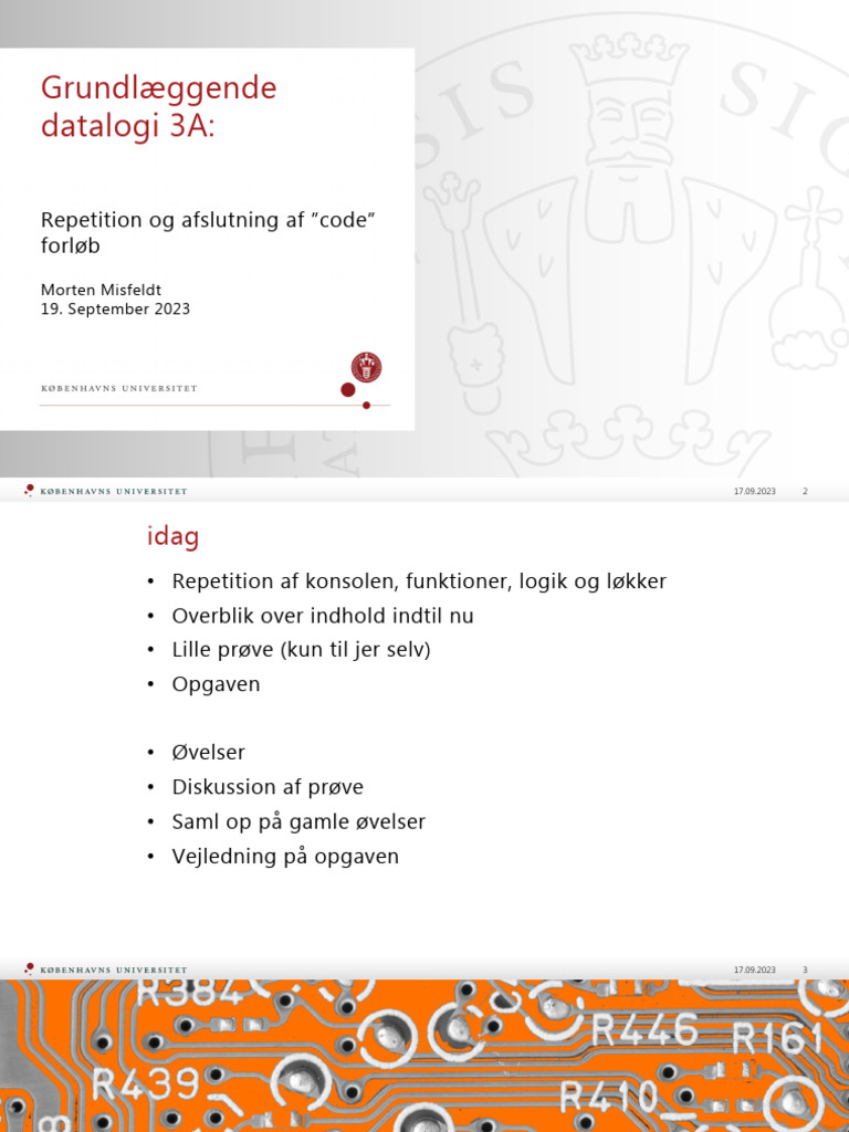 3A Repetition Og Afslutning Af "Code" Forløb | PDF