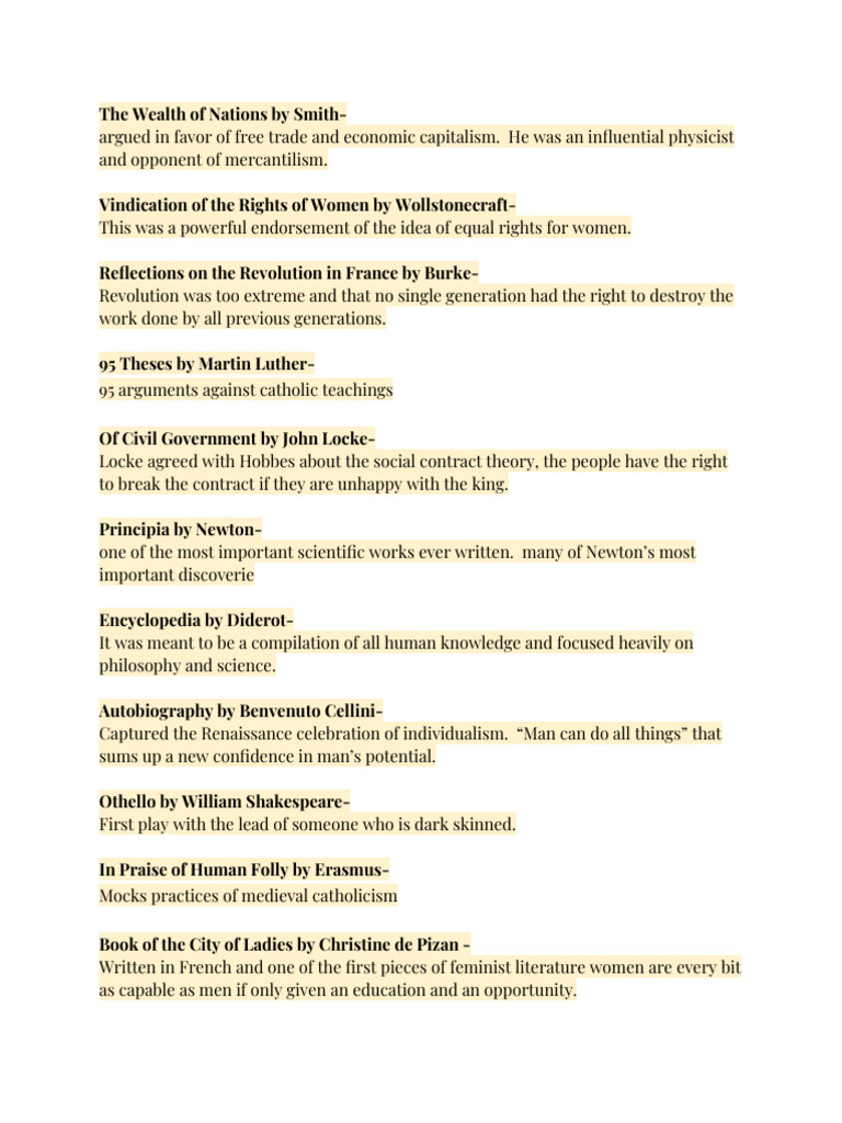 2024 AP European History Semester One Final Exam | PDF