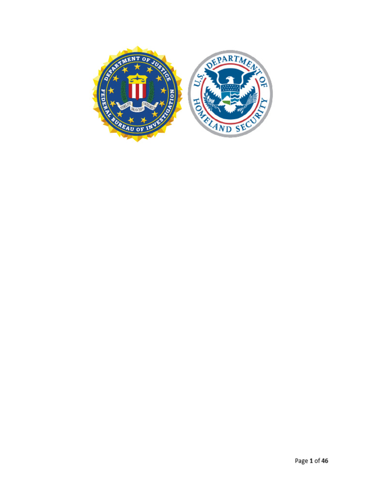FBI Dhs Domestic Terrorism Strategic Report 2023 | PDF | Violence ...