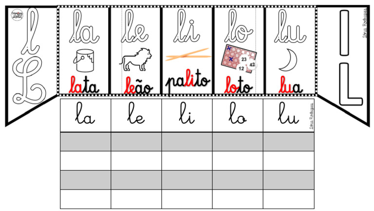 Letra L - La Le Li Lo Lu | PDF