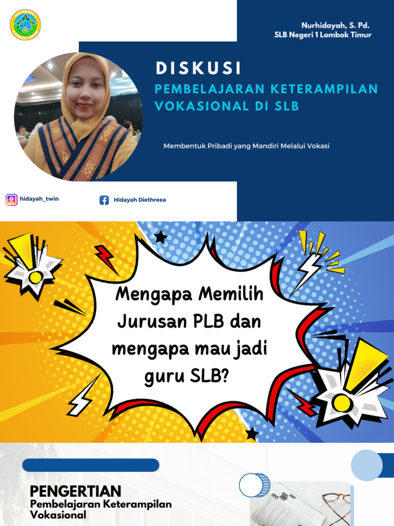 Presentasi Pembelajaran Keterampilan Vokasional It | PDF