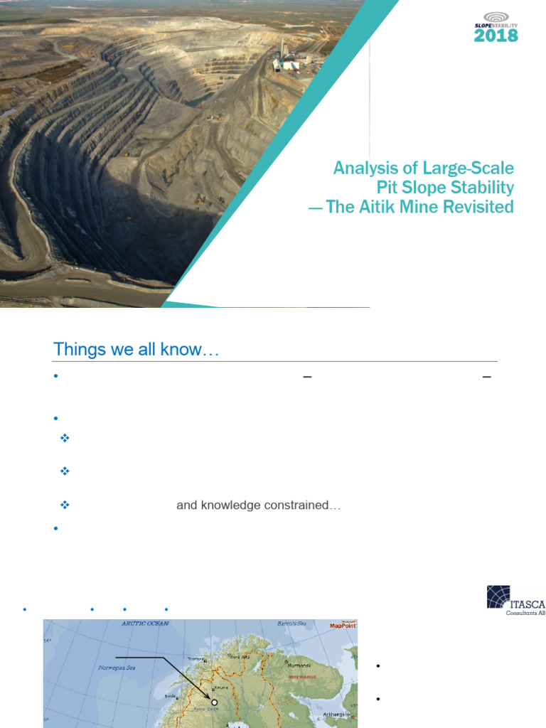 Aitik Mine Slope Stability Analysis | PDF | Fault (Geology) | Mining