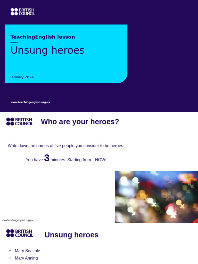 Unsung Heroes Presentation | PDF