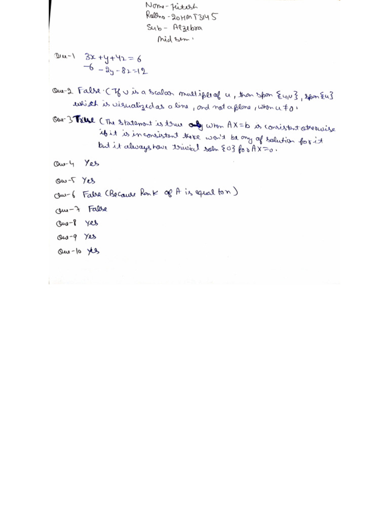 Hitesh, R. No - 20HMT3145 | PDF