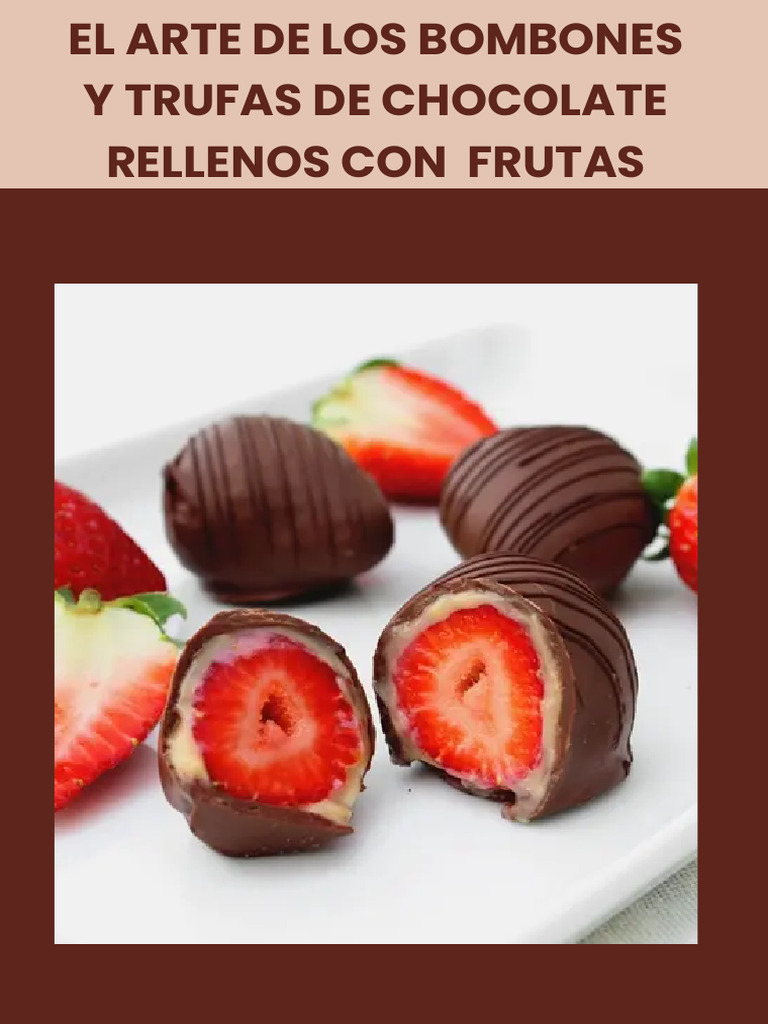 Bombones Rellenos | PDF | Chocolate | Gelatina