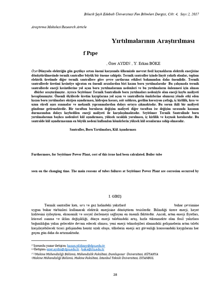 Termik Santrallerde Boru Y__rt__lmalar__n__n Ara__t__r__lmas__[#349139]-387636 | PDF