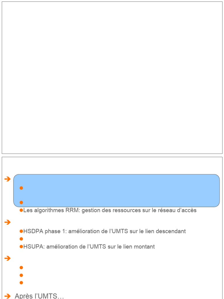 Principes et mécanismes de l'UMTS | PDF | GSM | Technologie mobile