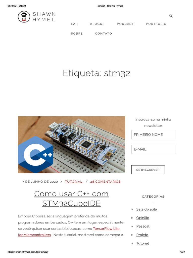 Como Usar Printf No STM32 - Shawn Hymel | PDF