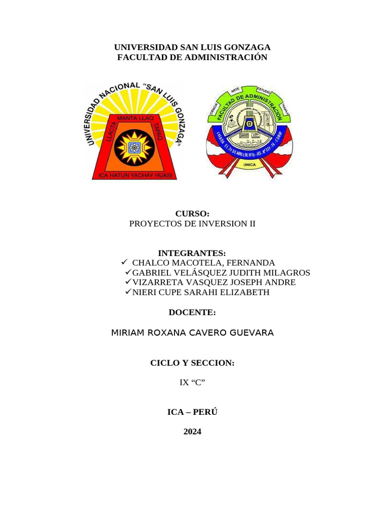 Proyecto Ii | PDF | Depreciación | Contabilidad