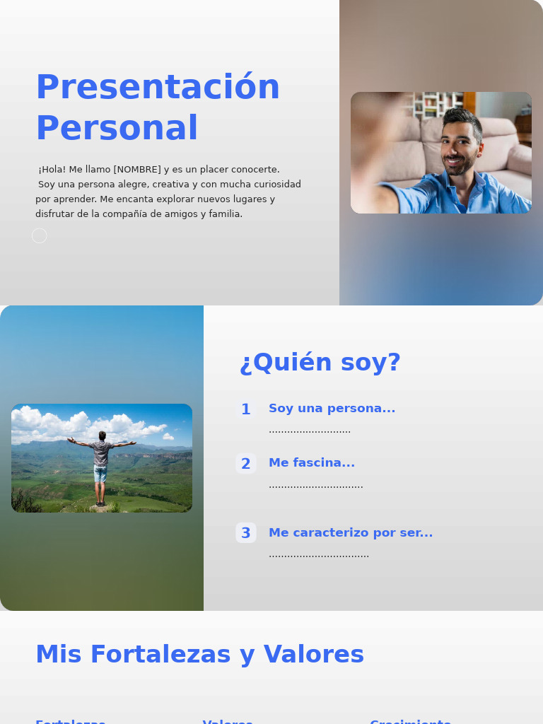 Presentación Personal y Expectativas | PDF