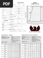 Cessna 172 Weight and Balance Sheet | PDF | Runway | Takeoff