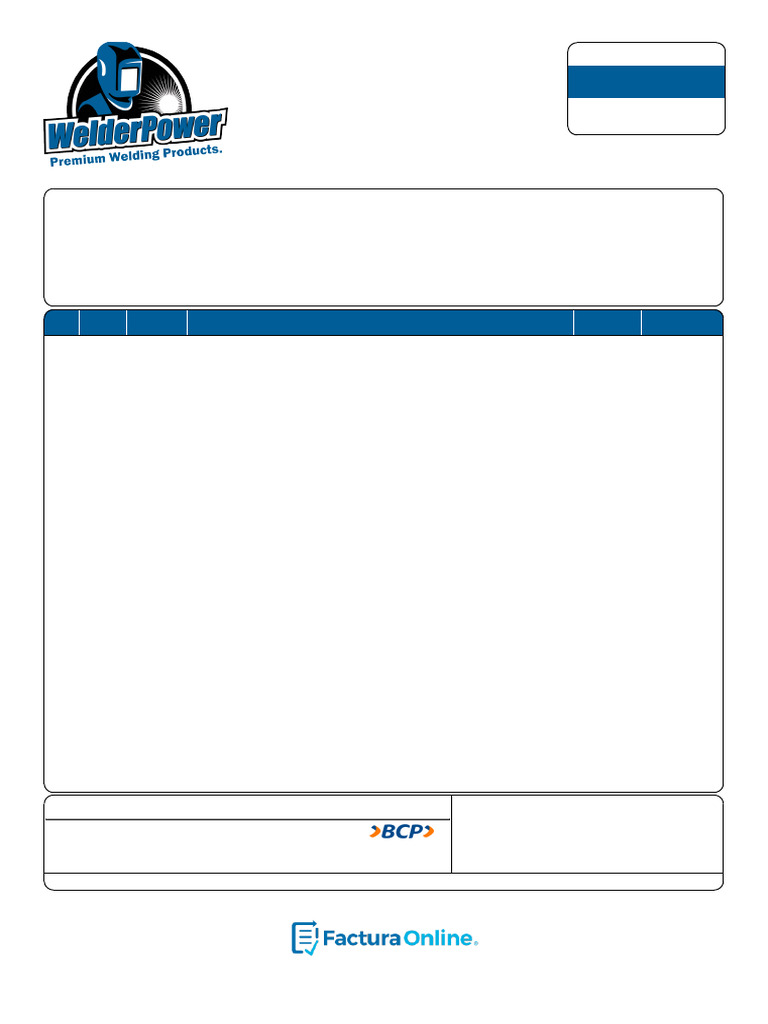 Proforma P001-2058 W | PDF