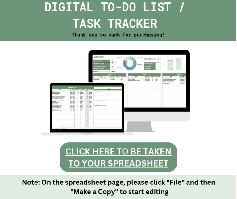 To Do List Tracker v2 | PDF