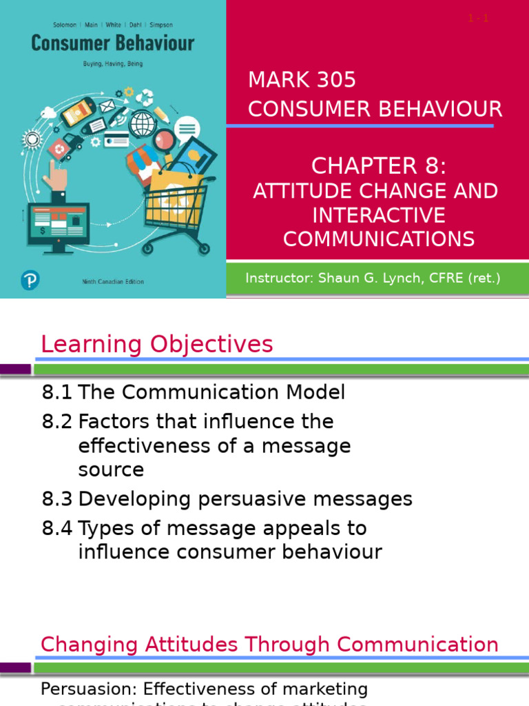 MARK 305-A-Fall 2023-Chapter 08-Attitude Change Interactive Communication | PDF | Customer ...
