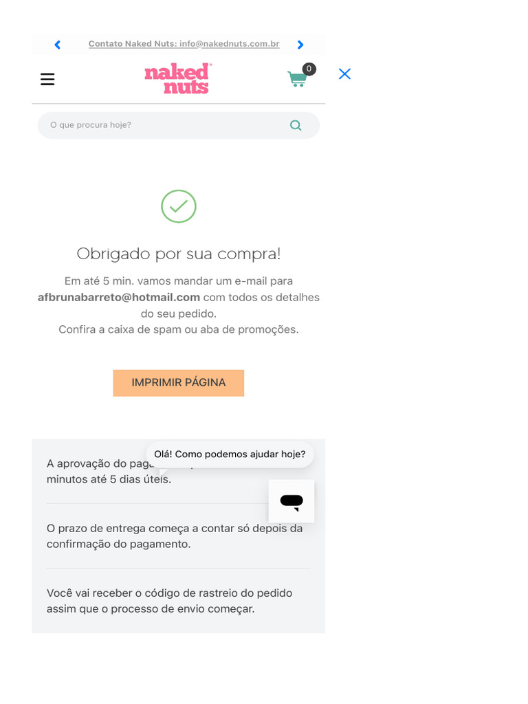 Pedido Confirmado | PDF