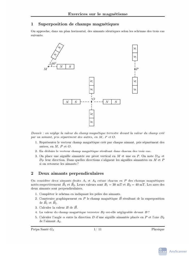 E02-magnetisme | PDF