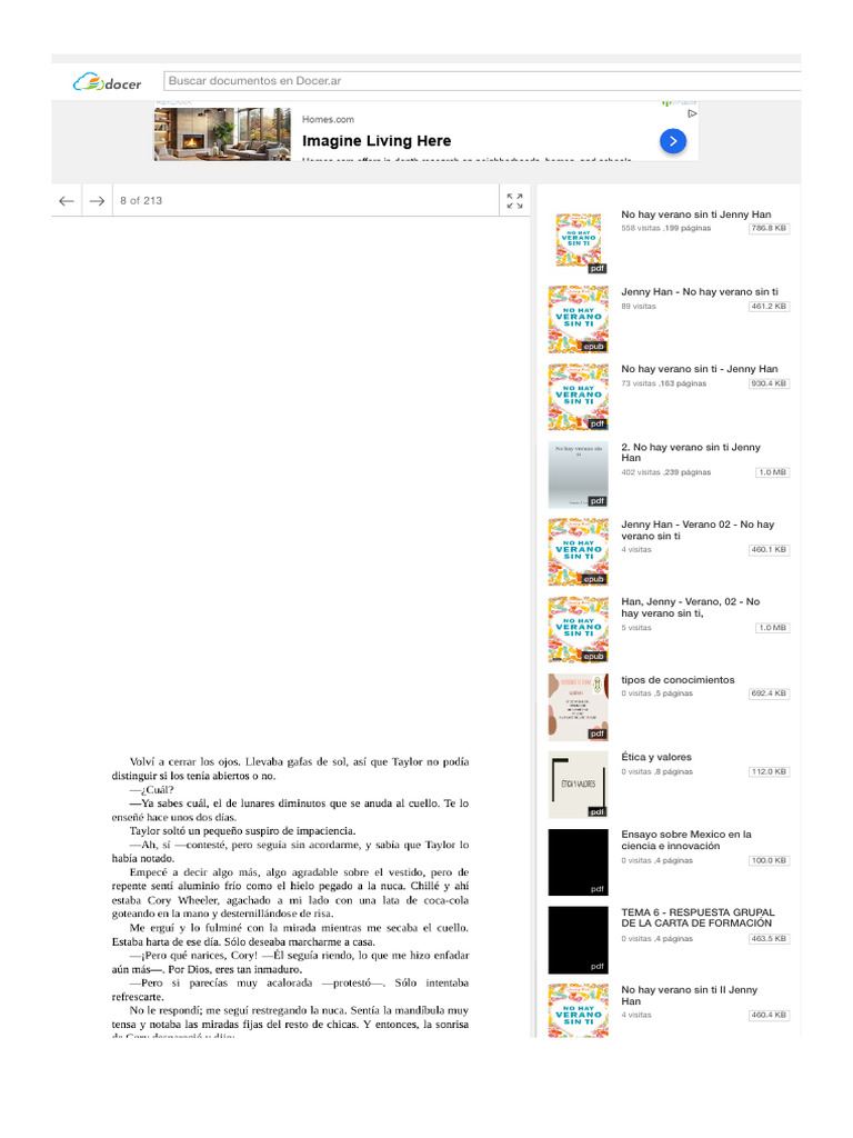 No Hay Verano Sin Ti - Jenny Han - PDF Docer - Ar | PDF