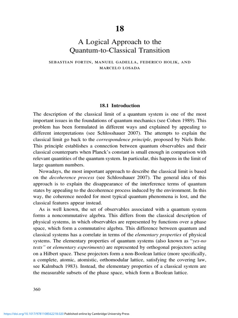12.2_pp_360_378_A_Logical_Approach_to_the_Quantum-to-Classical_Transition | PDF | Quantum ...