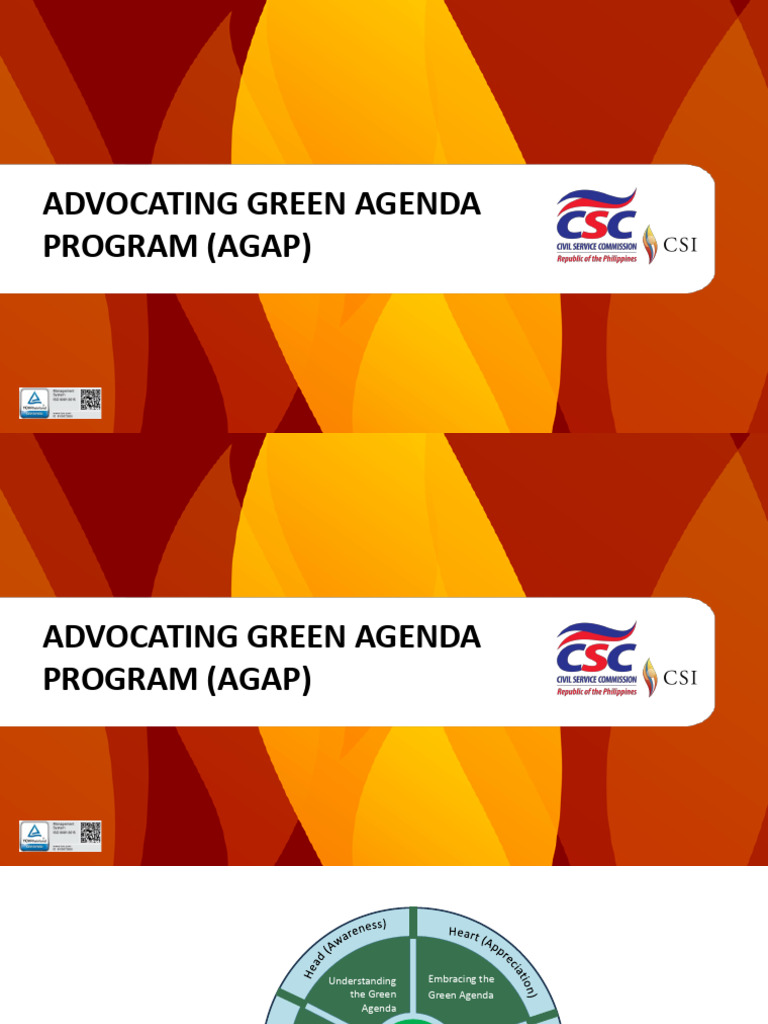 AGAP - Participant's Copy of SLides | PDF | Sustainability | Sustainable Development