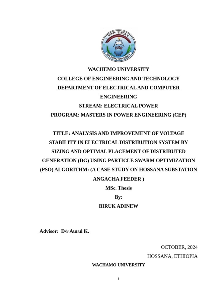 Biruk Adinew final thesis 444444 (1) (1)(1) | PDF | Electric Power ...