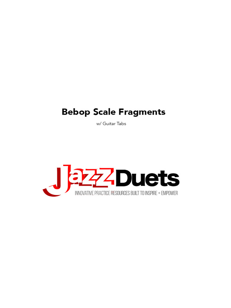 Bebop Scale Fragments (Guitar Tab) | PDF