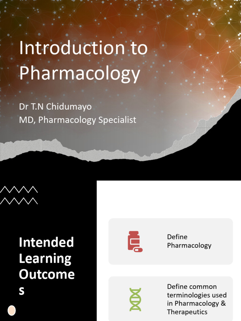 Introduction To Pharmacology | PDF | Pharmacology | Health Care