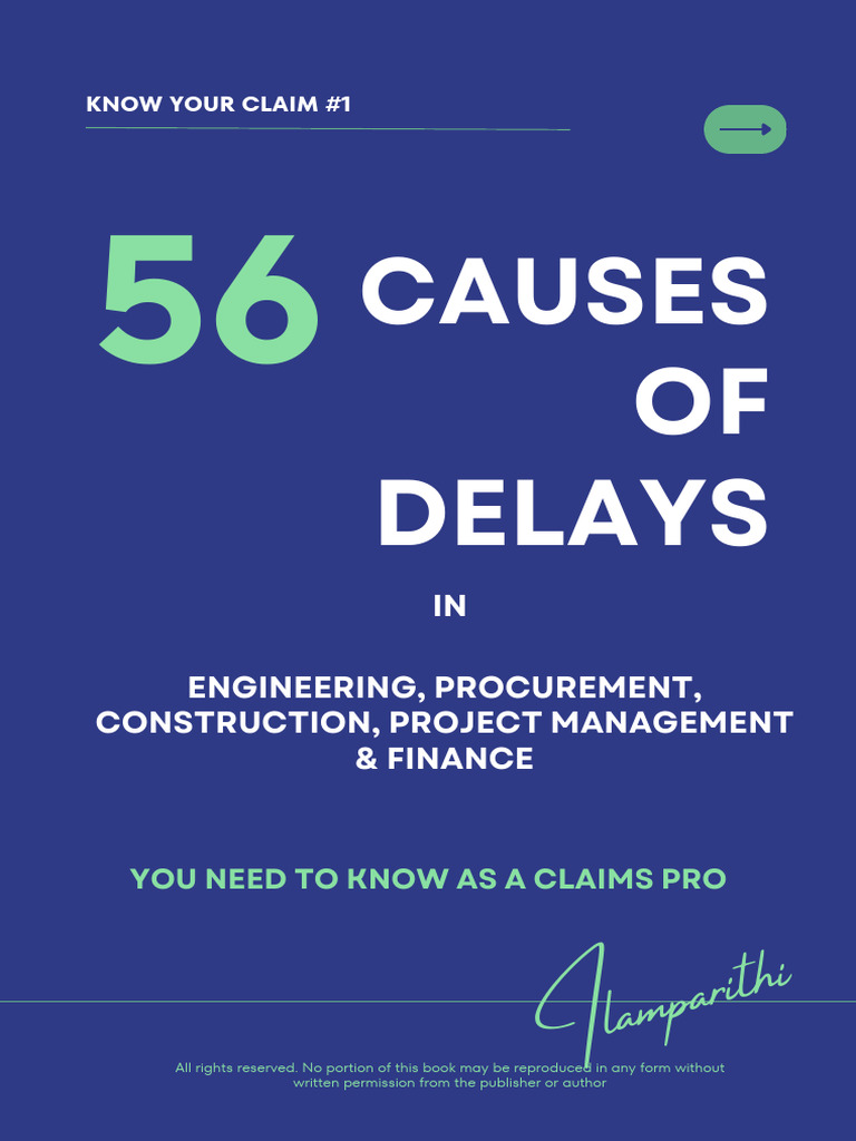 Causes of Delays | PDF | Project Management | Procurement