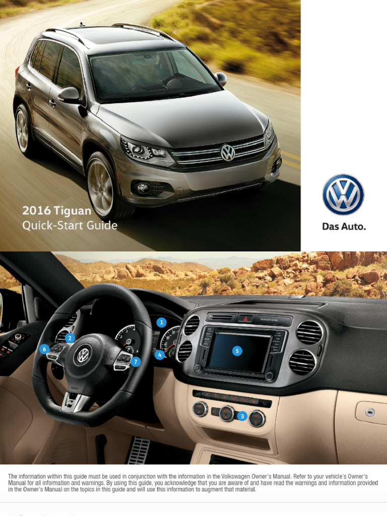 Volkswagen Tiguan 2016 PDF Owner's Manuals | PDF