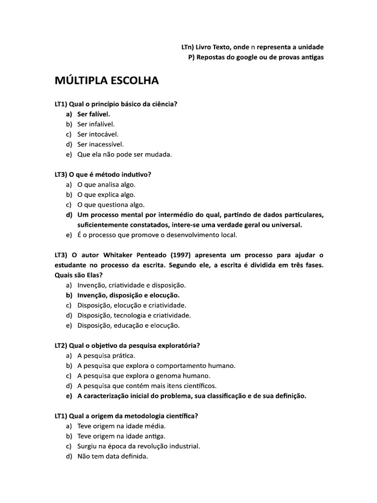 Compilado Metodologia Cientifica 2023 | PDF