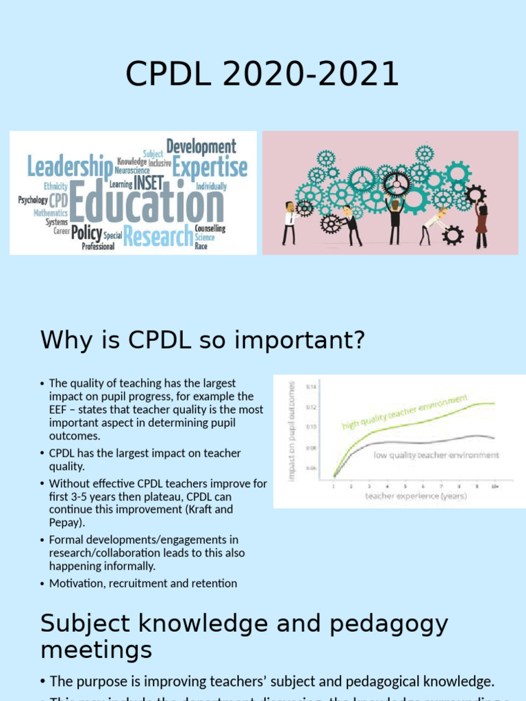 CPD and Performance Management 2020-2021 Version 2 | PDF | Teachers ...