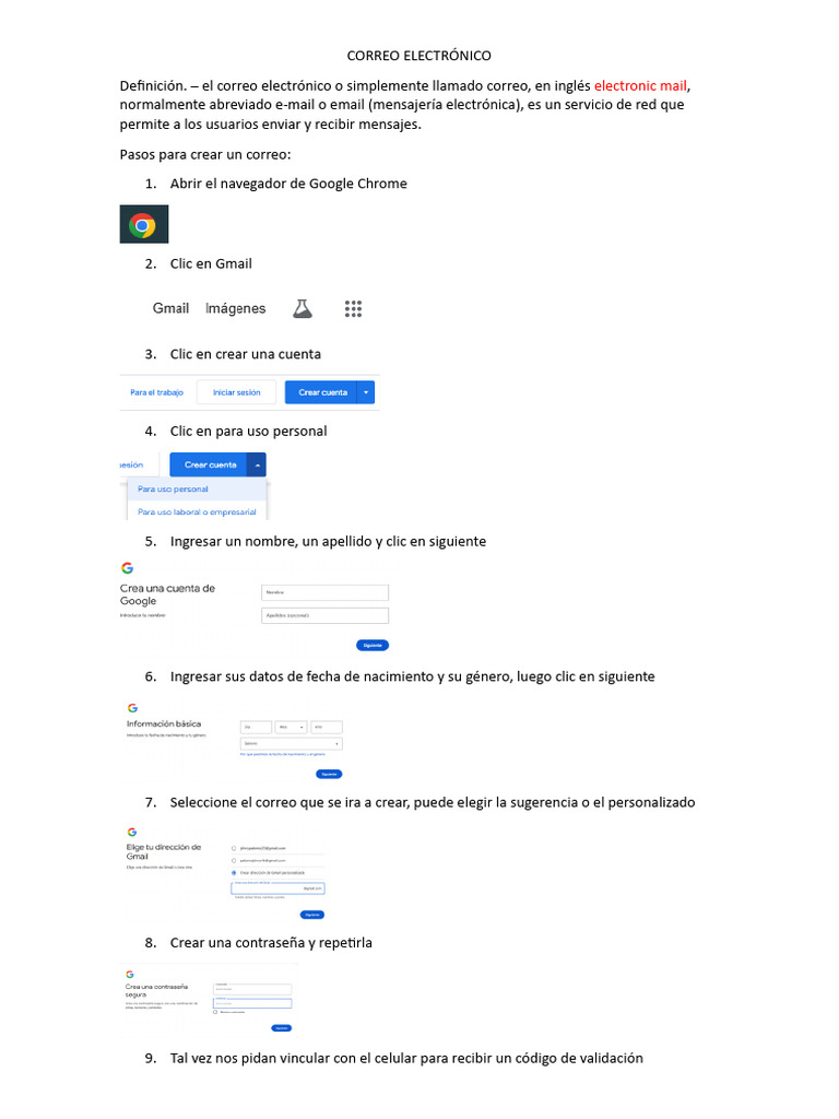 CORREO ELECTRÓNICO | PDF