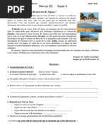 Sujet Et Corrigé Français - BEM 2021 - DzExams | PDF