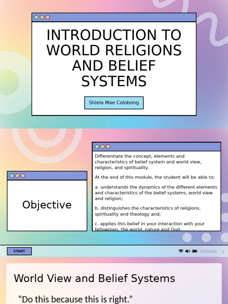 Introduction To World Religions and Belief Systems | PDF | God | Theology