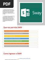 Guía Completa para Usar Microsoft Sway | PDF | Microsoft Office | Desarrollo de software