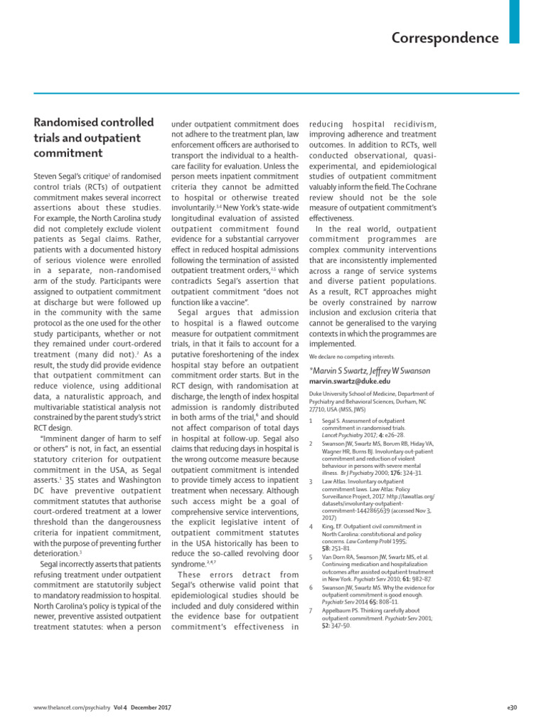 Randomised-controlled-trials-and-outpatient-commit_2 | PDF | Randomized ...